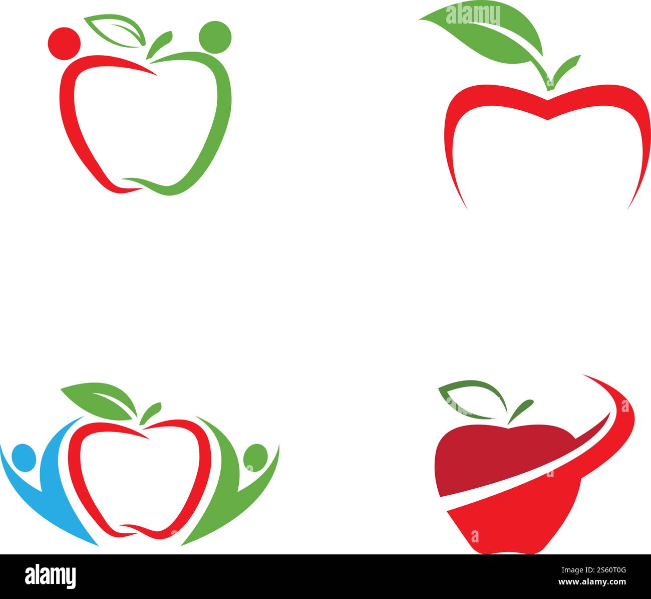 Fresh Apple logo vector illustration Stock Vector Image & Art - Alamy