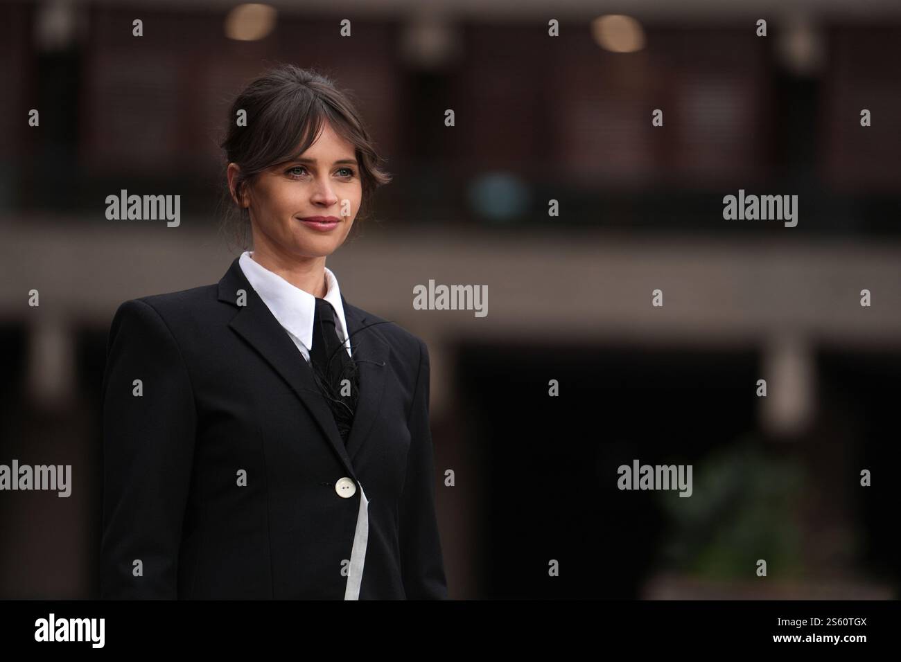 Felicity Jones attending the photocall for The Brutalist, at The ...