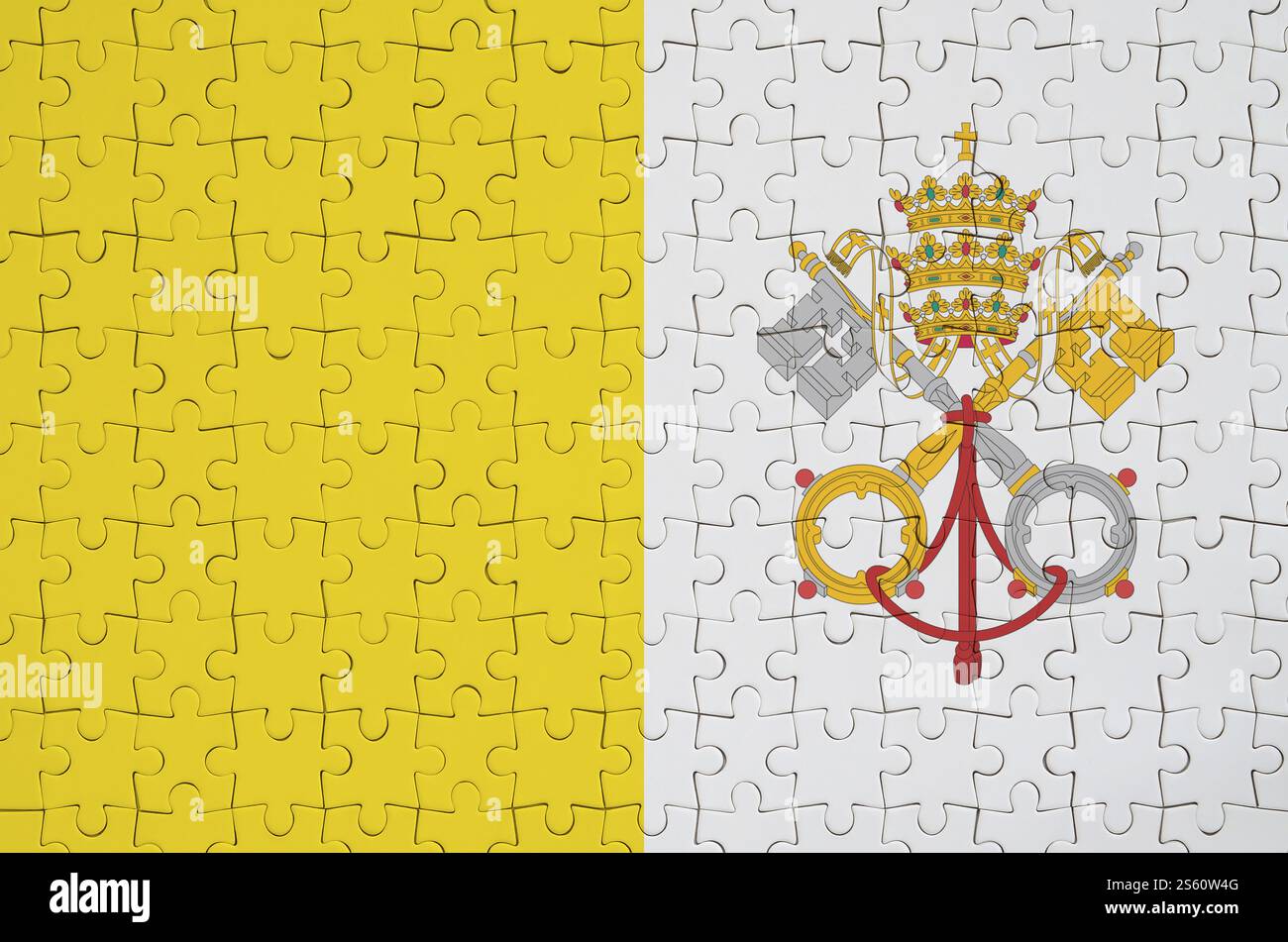 Flag vatican city design hi-res stock photography and images - Alamy