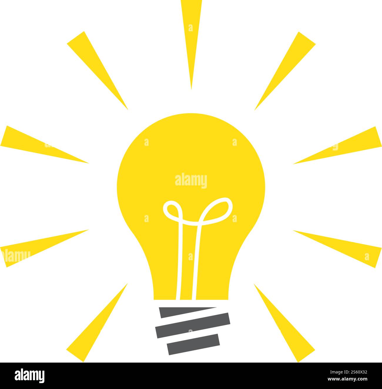 Bulb logo vector ilustration template Stock Vector Image & Art - Alamy