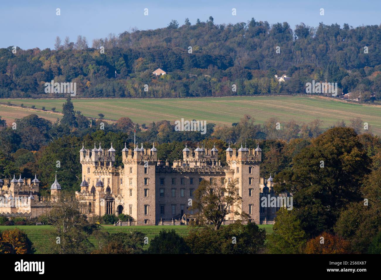 Kelso, Scotland: Floors Castle, seat of the Duke of Roxburghe and ...