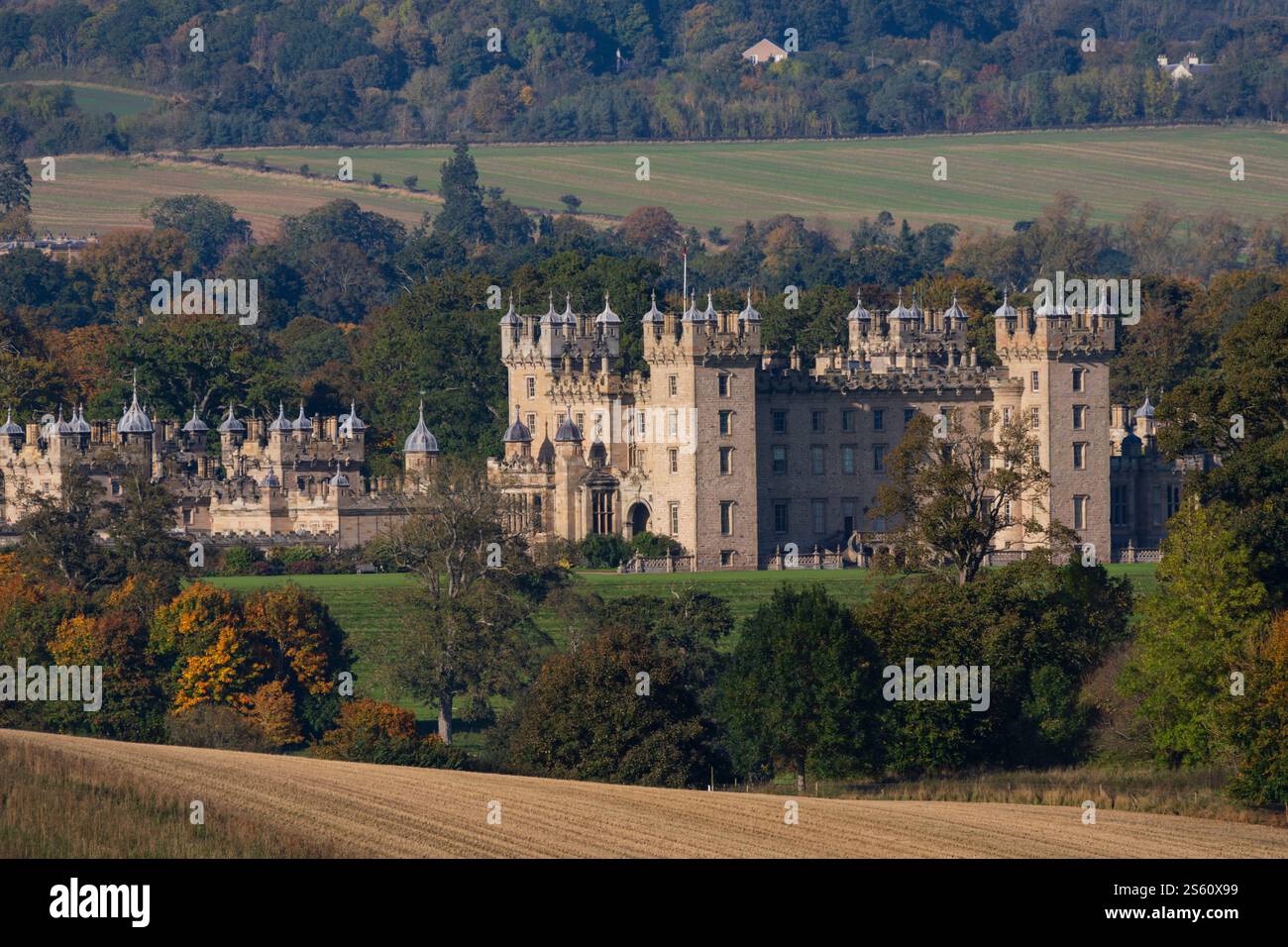 Kelso, Scotland: Floors Castle, seat of the Duke of Roxburghe and ...