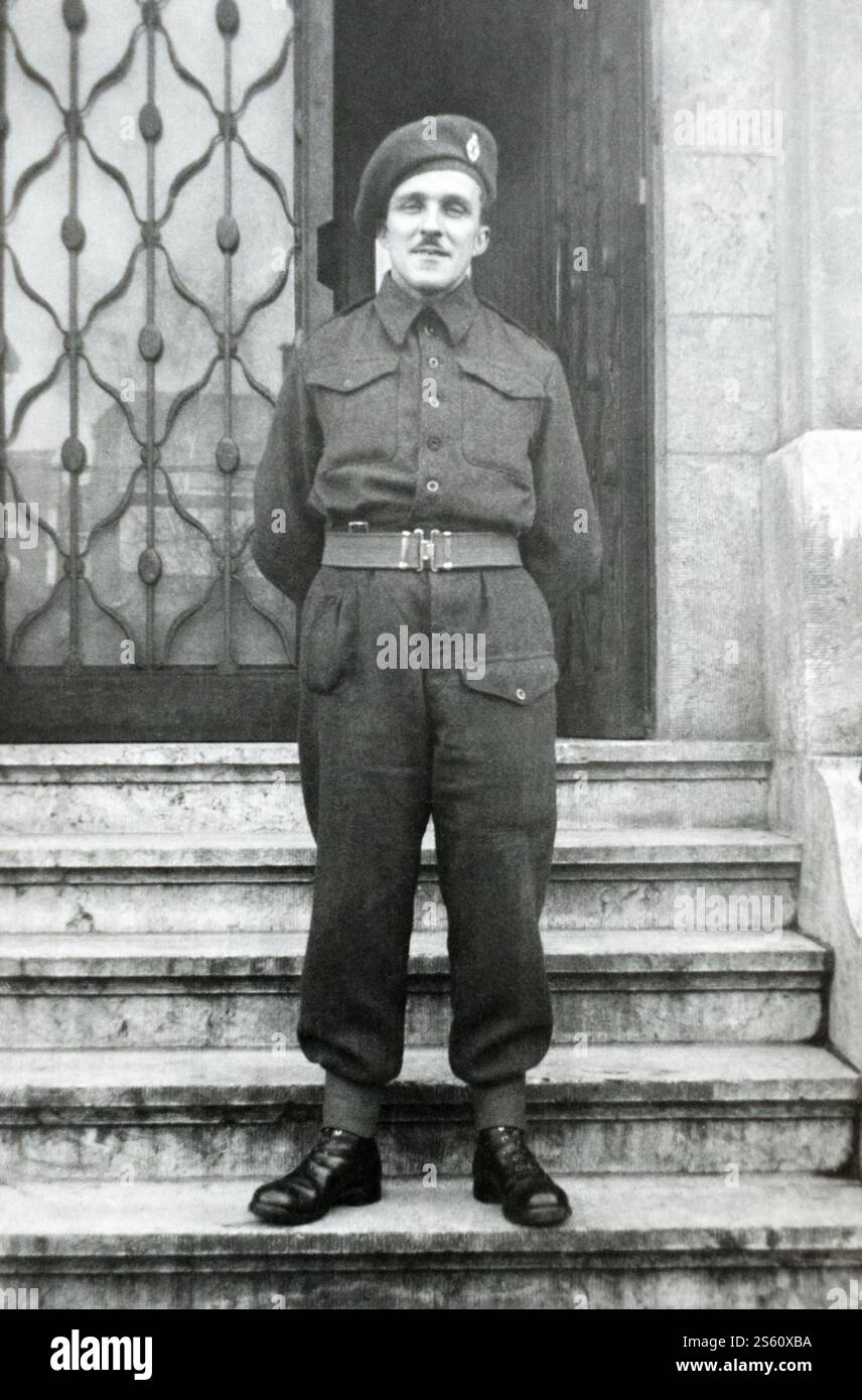 A private in the Royal Electrical and Mechanical Engineers during the ...