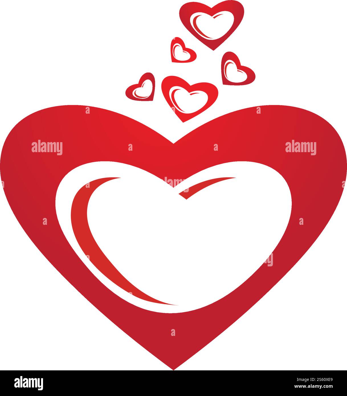 Heart Logo Template vector illustration Stock Vector Image & Art - Alamy
