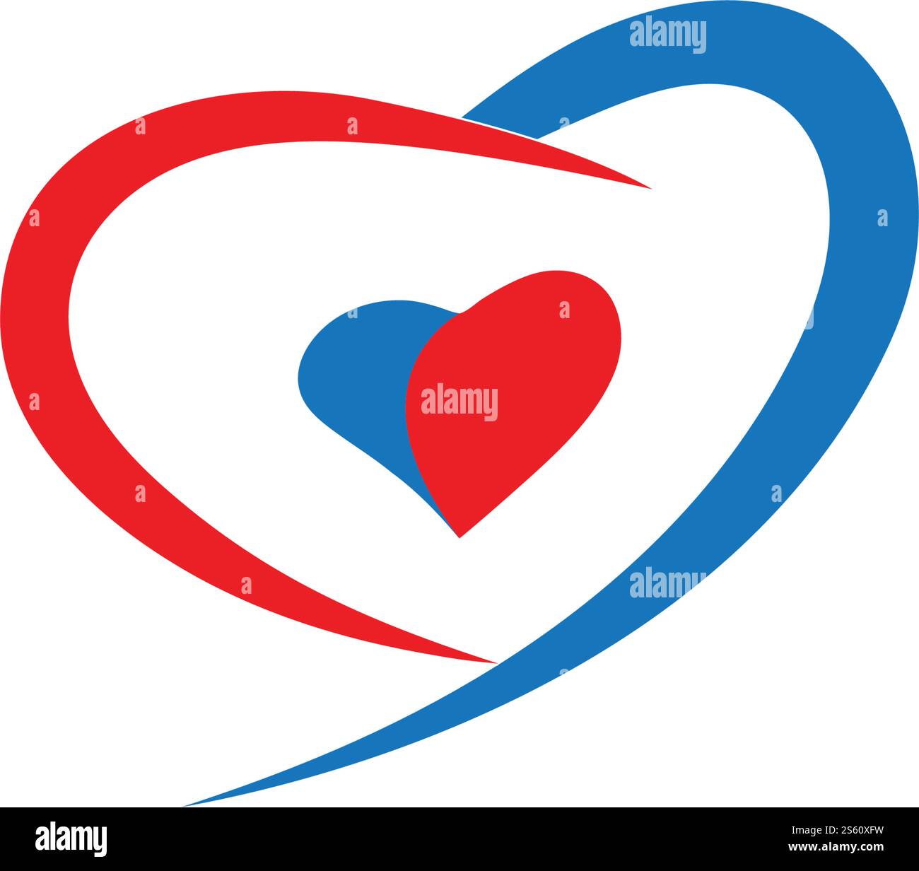 Heart Logo Template vector illustration Stock Vector Image & Art - Alamy