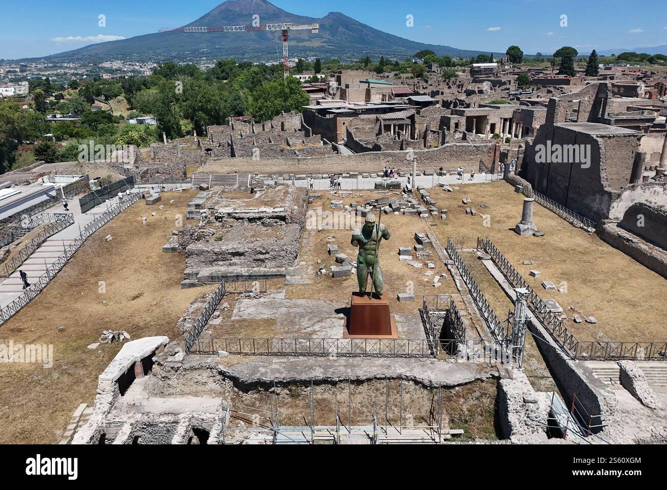Daedalus statue, UNESCO World Heritage Site, Pompeii in the shadow of ...