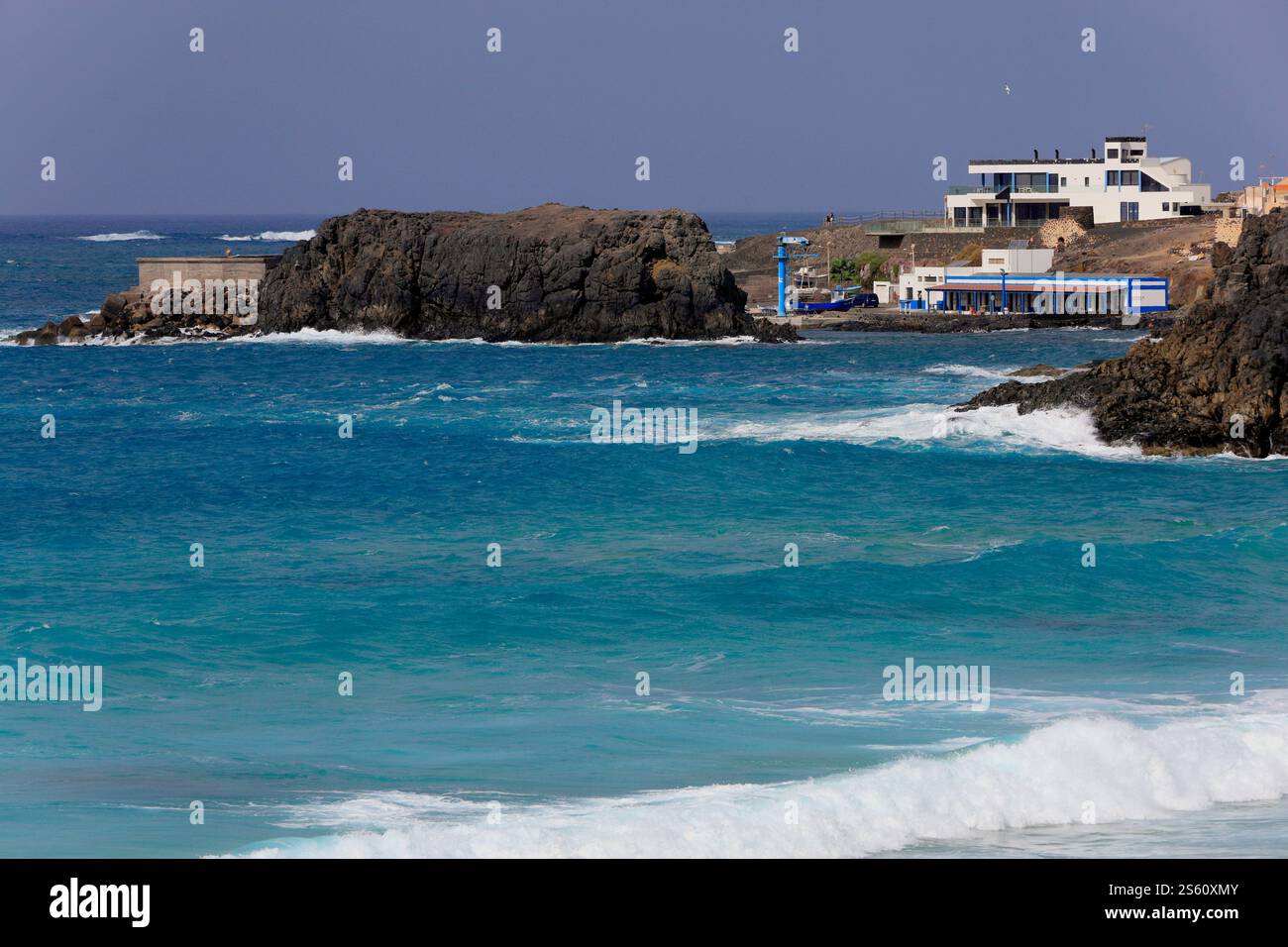 Village of El Cotillo, Fuerteventura, Canary Islands, Spain Stock Photo ...