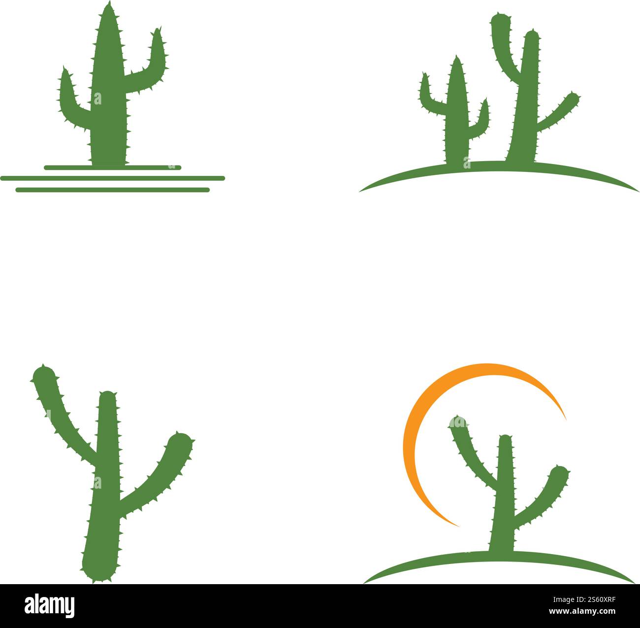 Cactus Logo template vector illustration Stock Vector Image & Art - Alamy