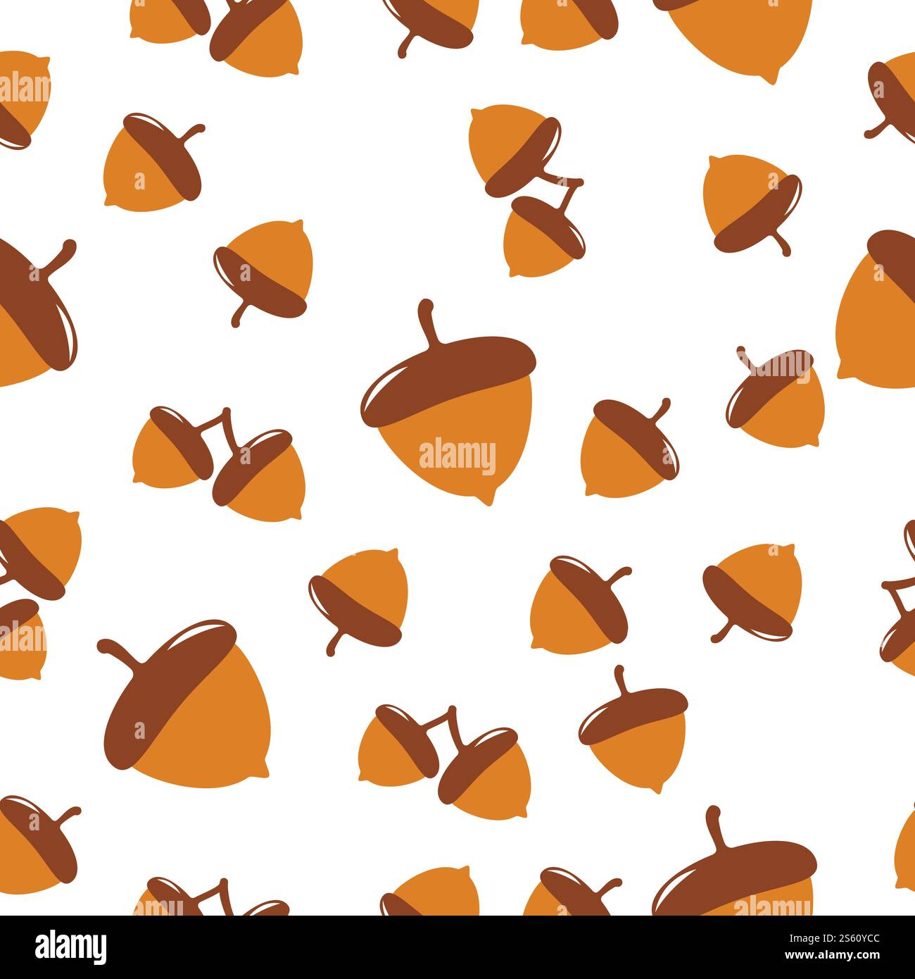 Acorn seamless background wallpeper vector illustration Stock Vector ...