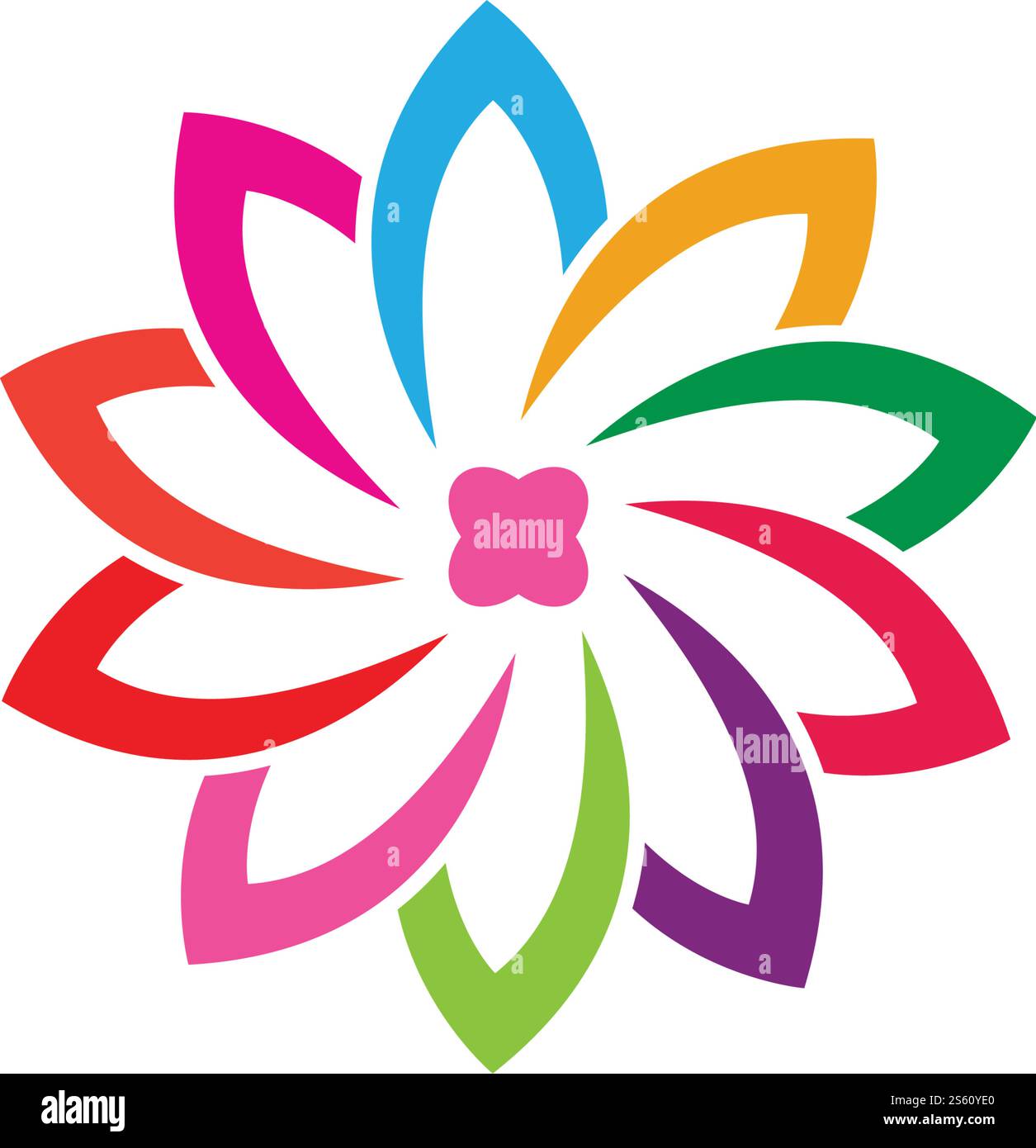 Plumeria flower logo template vector Stock Vector Image & Art - Alamy