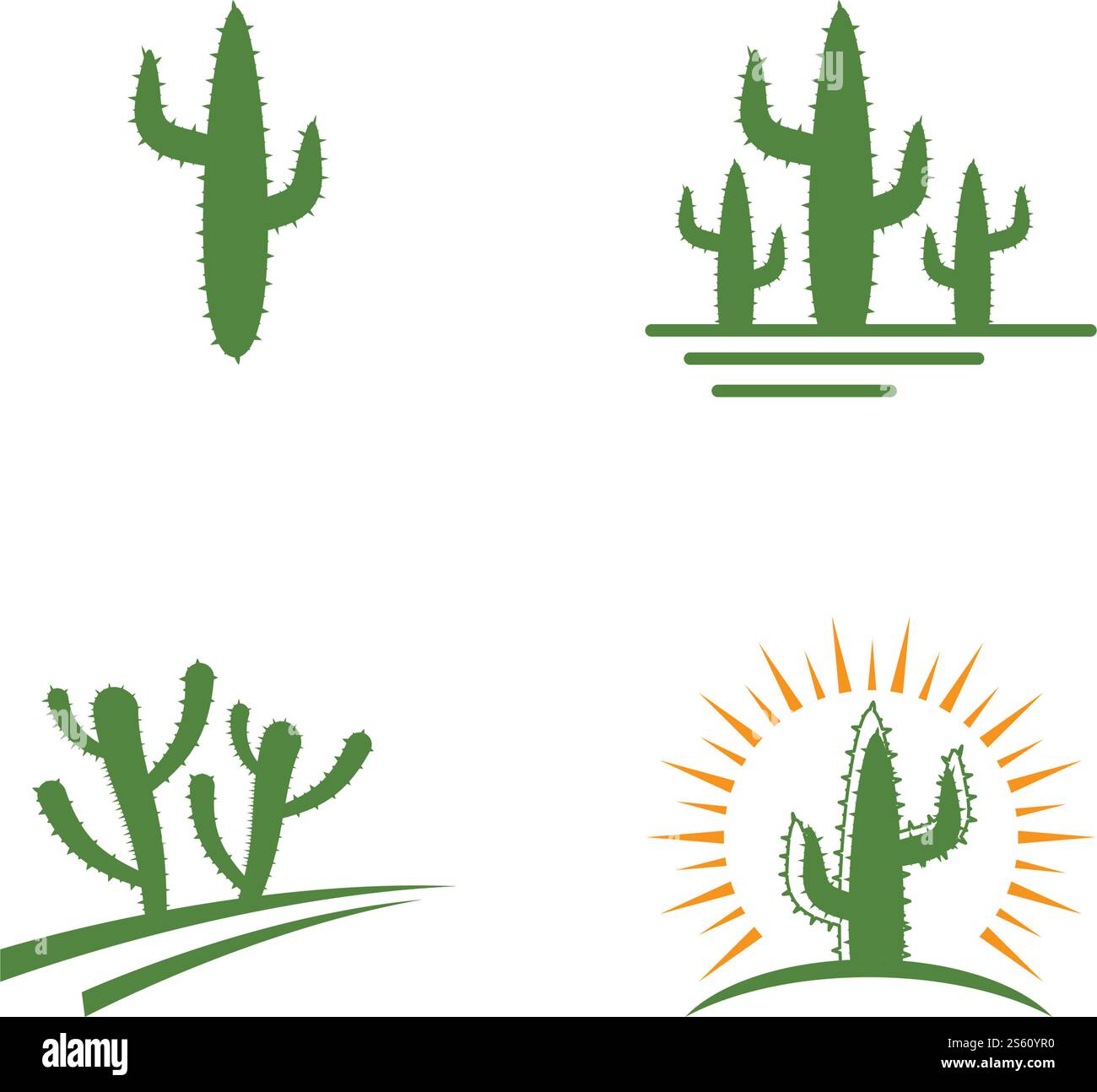 Cactus Logo template vector illustration Stock Vector Image & Art - Alamy
