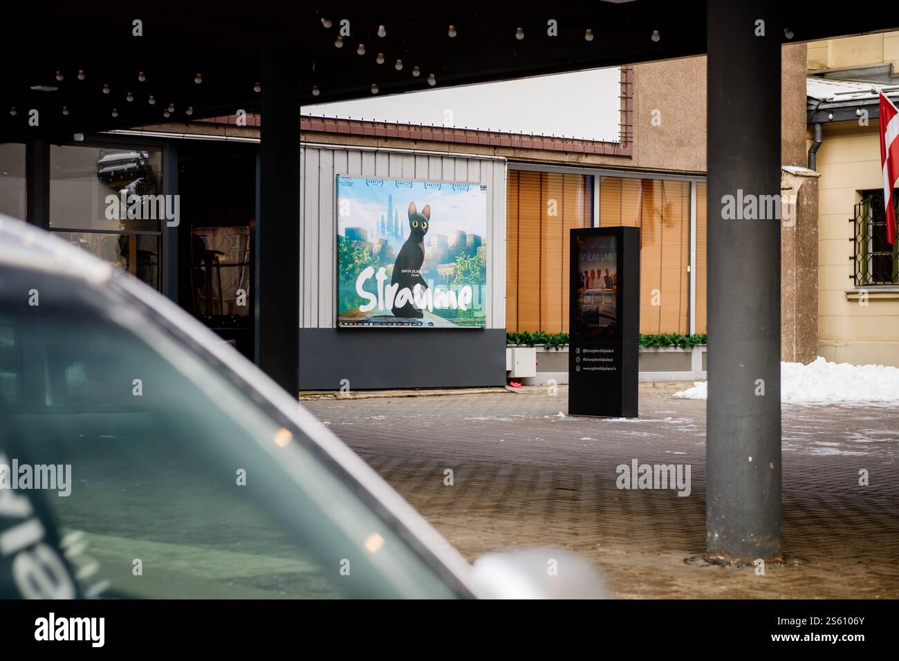 RIGA, LATVIA. 13th January 2025. Banner of animation film Flow ...