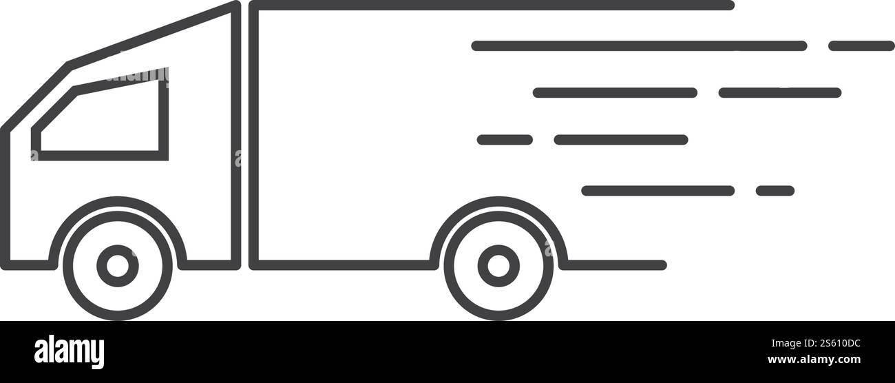 Truck logo icon ilustration vector template Stock Vector Image & Art ...