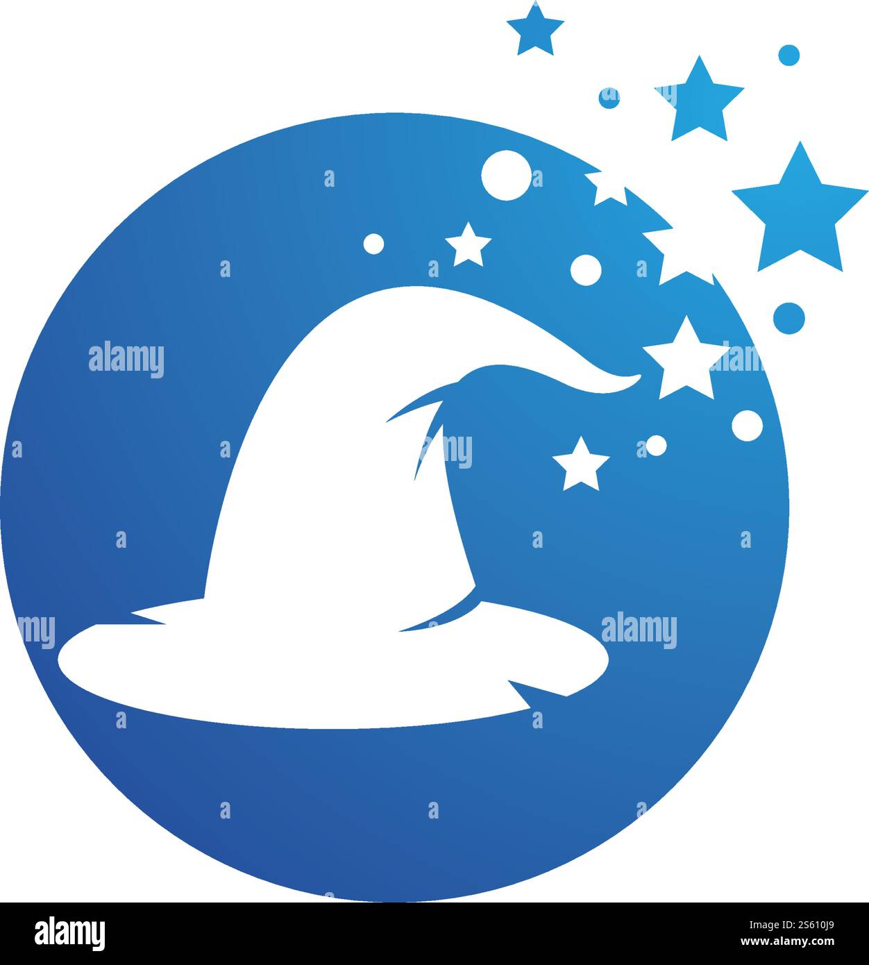 Wizard cap character logo vector template Stock Vector Image & Art - Alamy