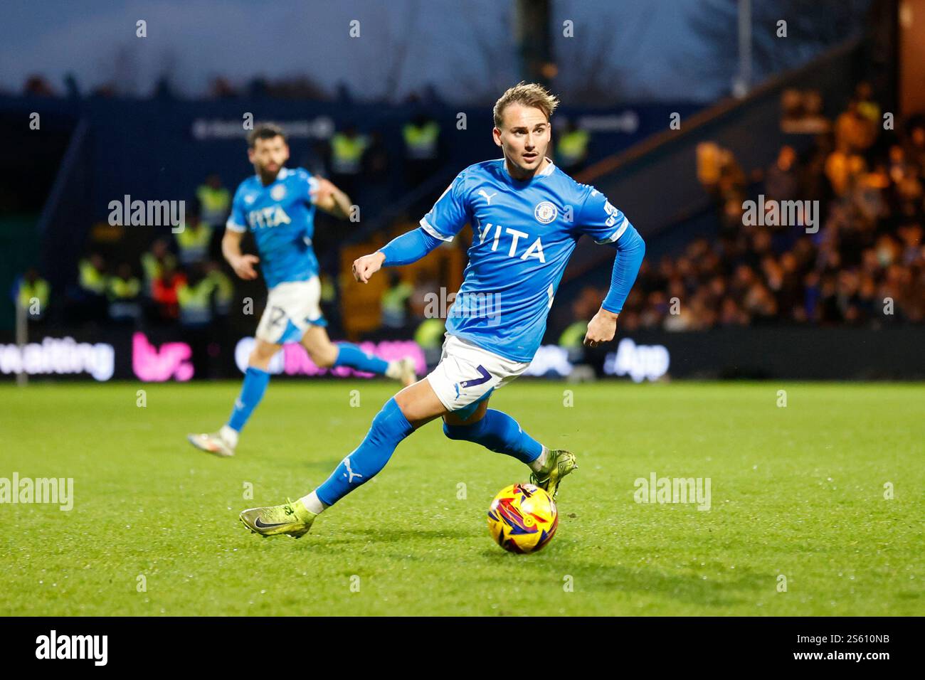 Jack Diamond in action for Stockport County FC Stock Photo - Alamy