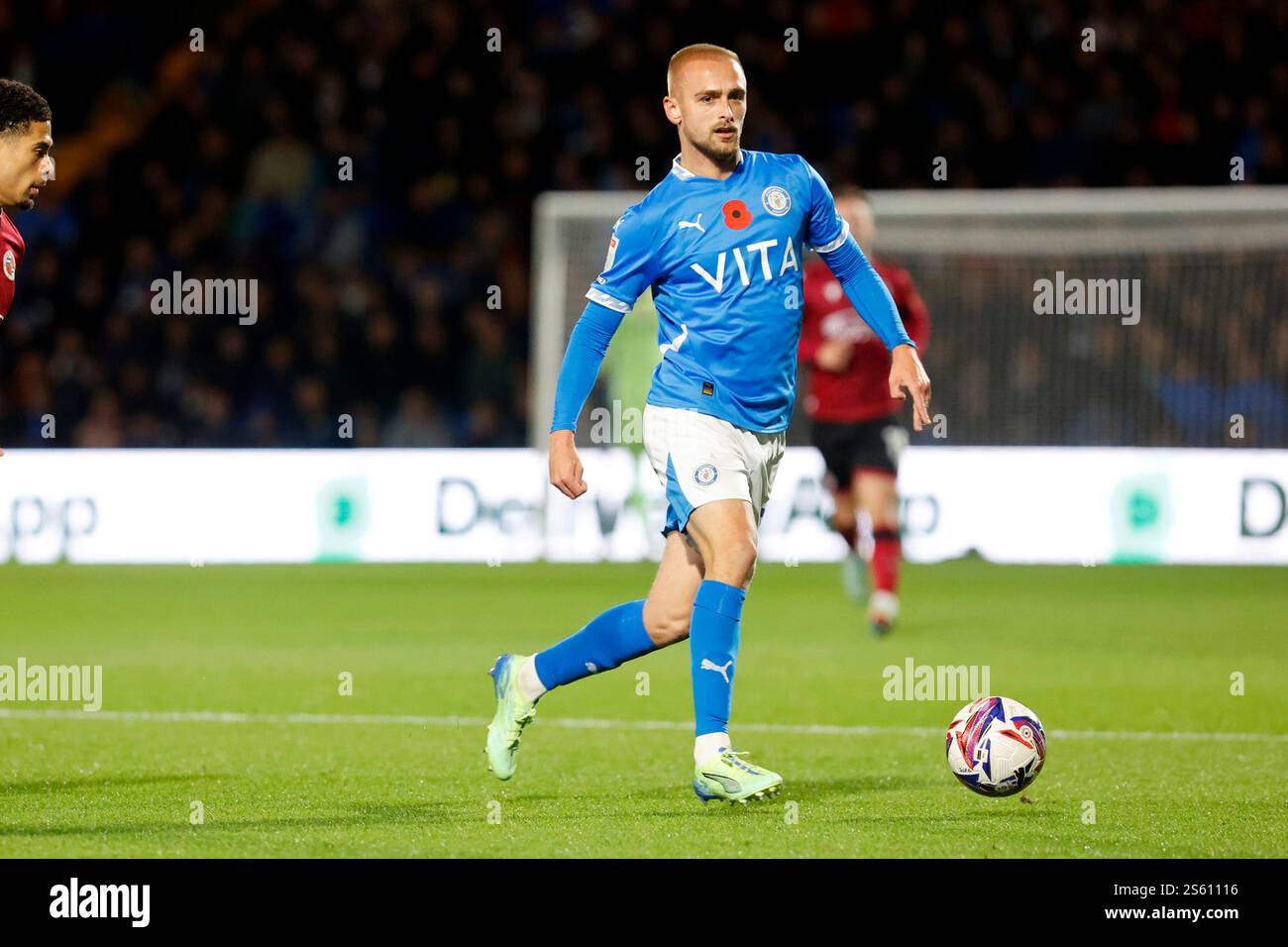 Lewis Fiorini in action for Stockport County FC Stock Photo - Alamy