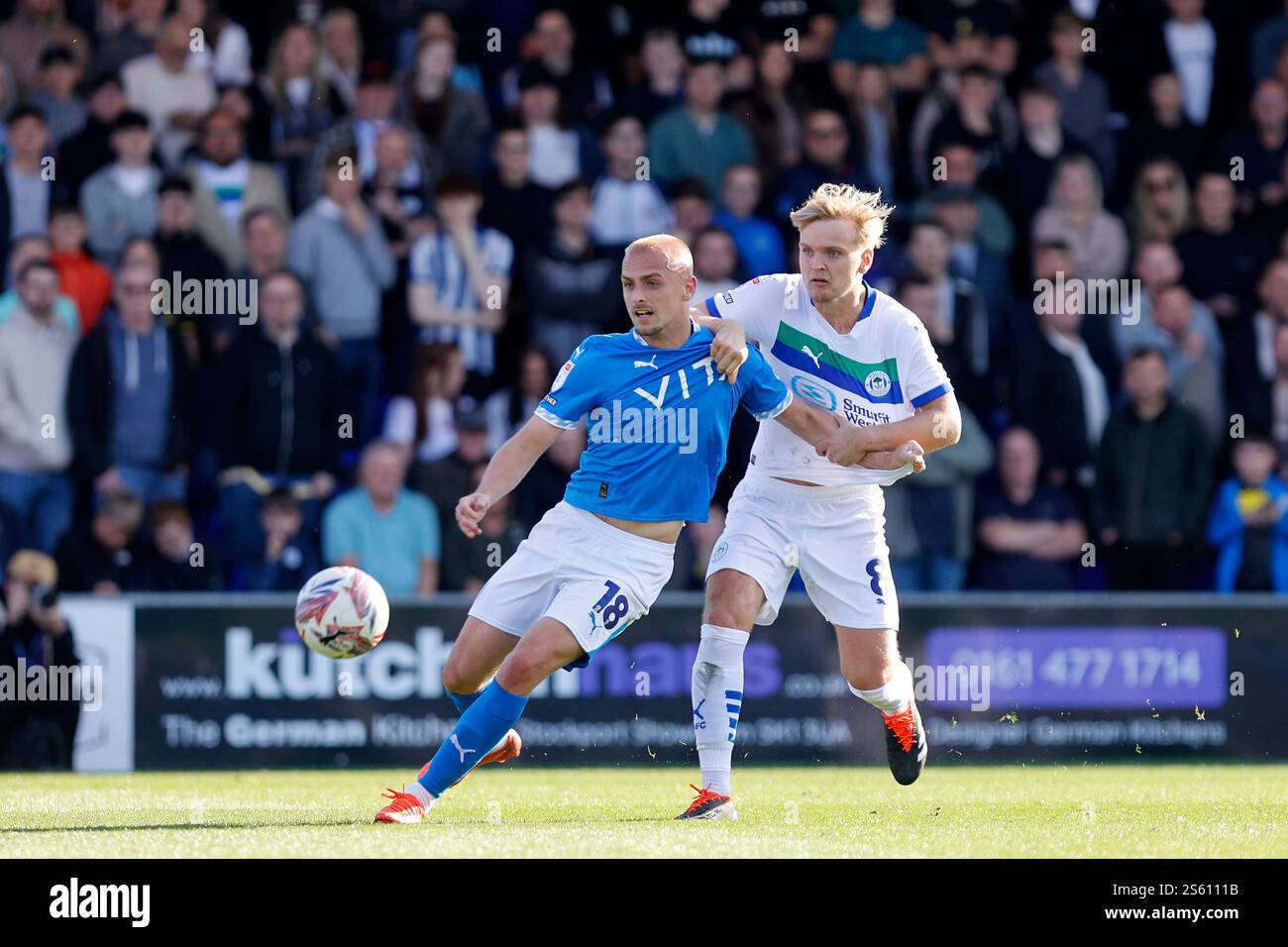 Lewis Fiorini in action for Stockport County FC Stock Photo - Alamy