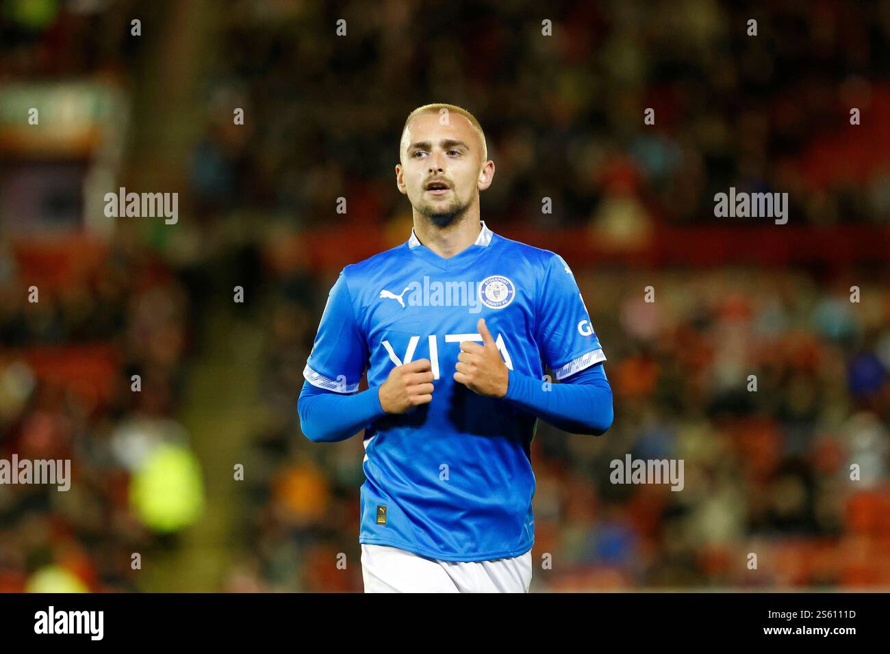 Lewis Fiorini in action for Stockport County FC Stock Photo - Alamy