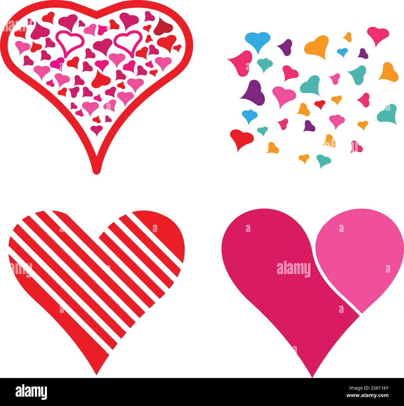 Heart Logo Template vector illustration Stock Vector Image & Art - Alamy