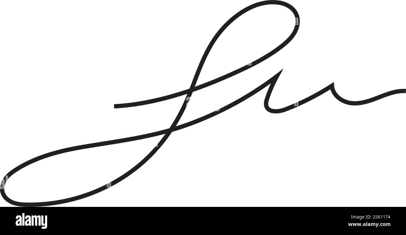 Letter autograph Cut Out Stock Images & Pictures - Alamy