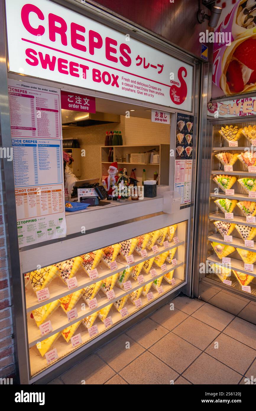 Crepe Shop, Tokyo, Japan Stock Photo - Alamy