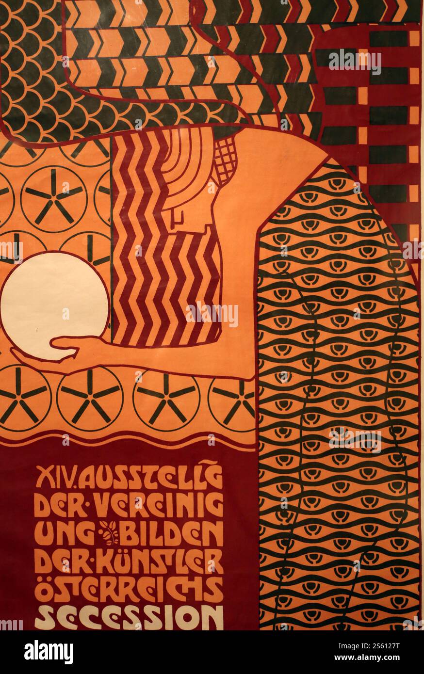 Poster for the 14th Secession Exhibit (1902), by Alfred Roller Stock ...