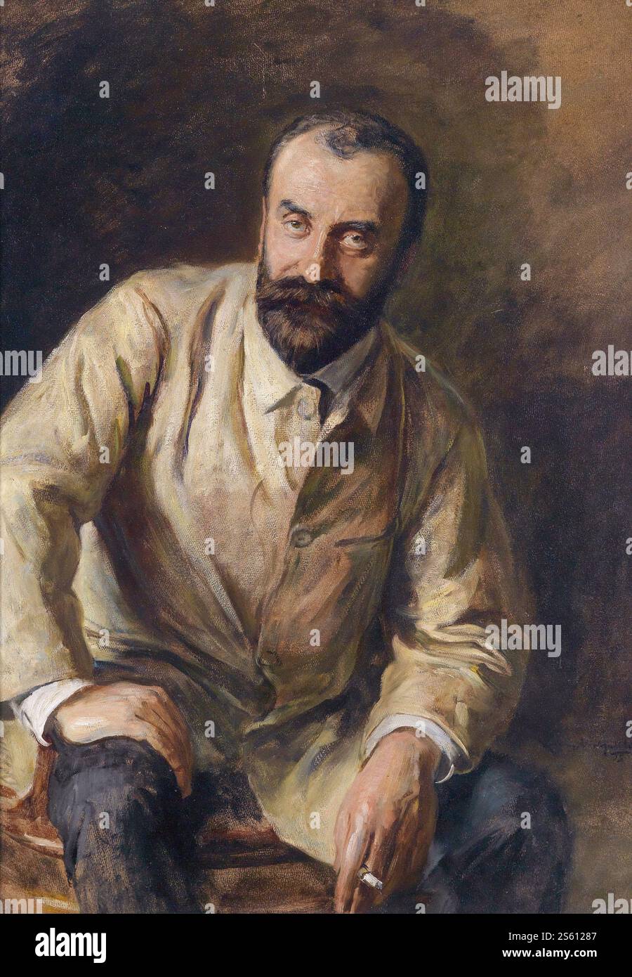 Carl Moll (1905), attributed to Ludwig Michalek Born Carl Julius Rudolf ...