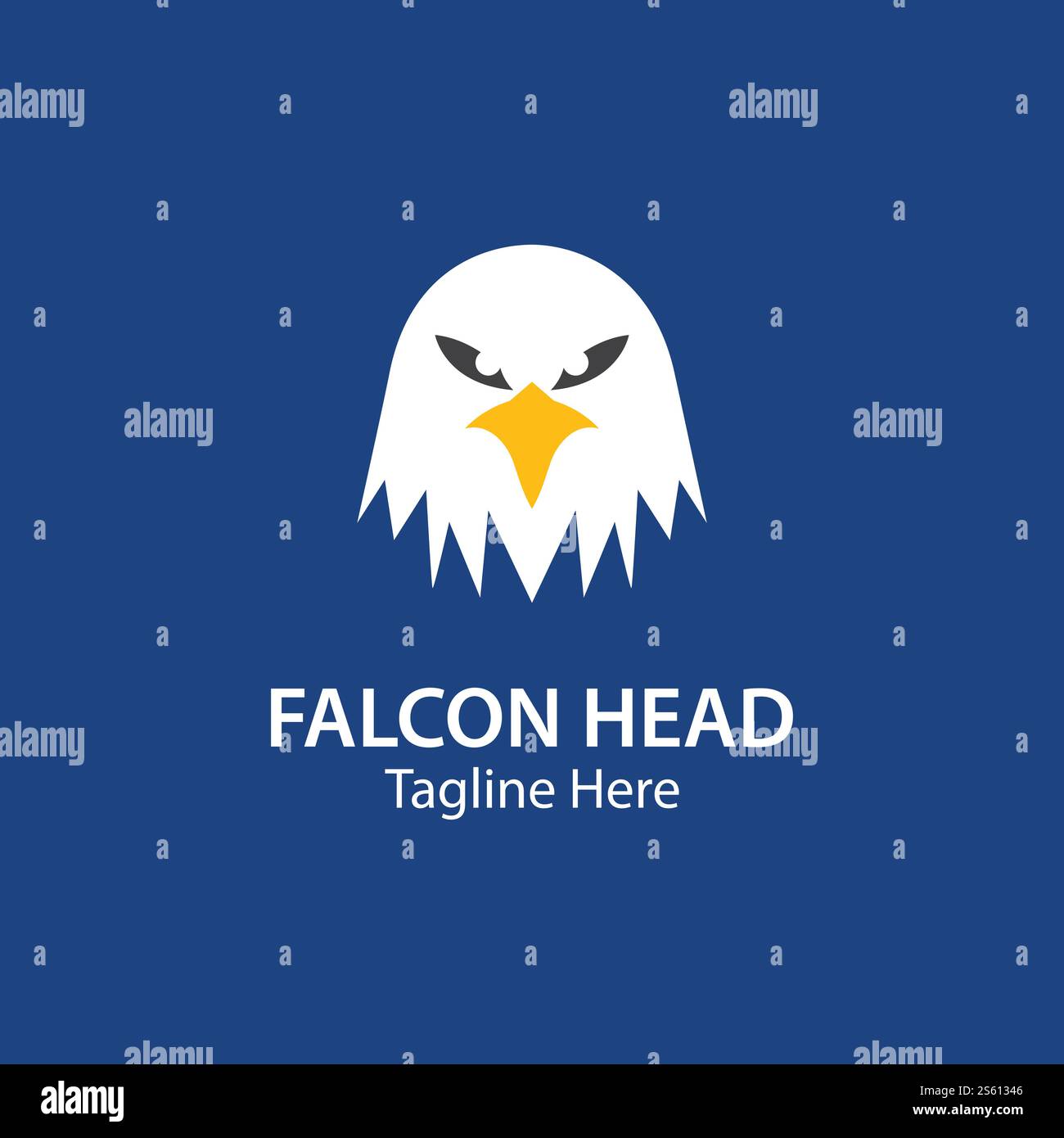 Falcon head Eagle Bird Logo Template vector Stock Vector Image & Art ...