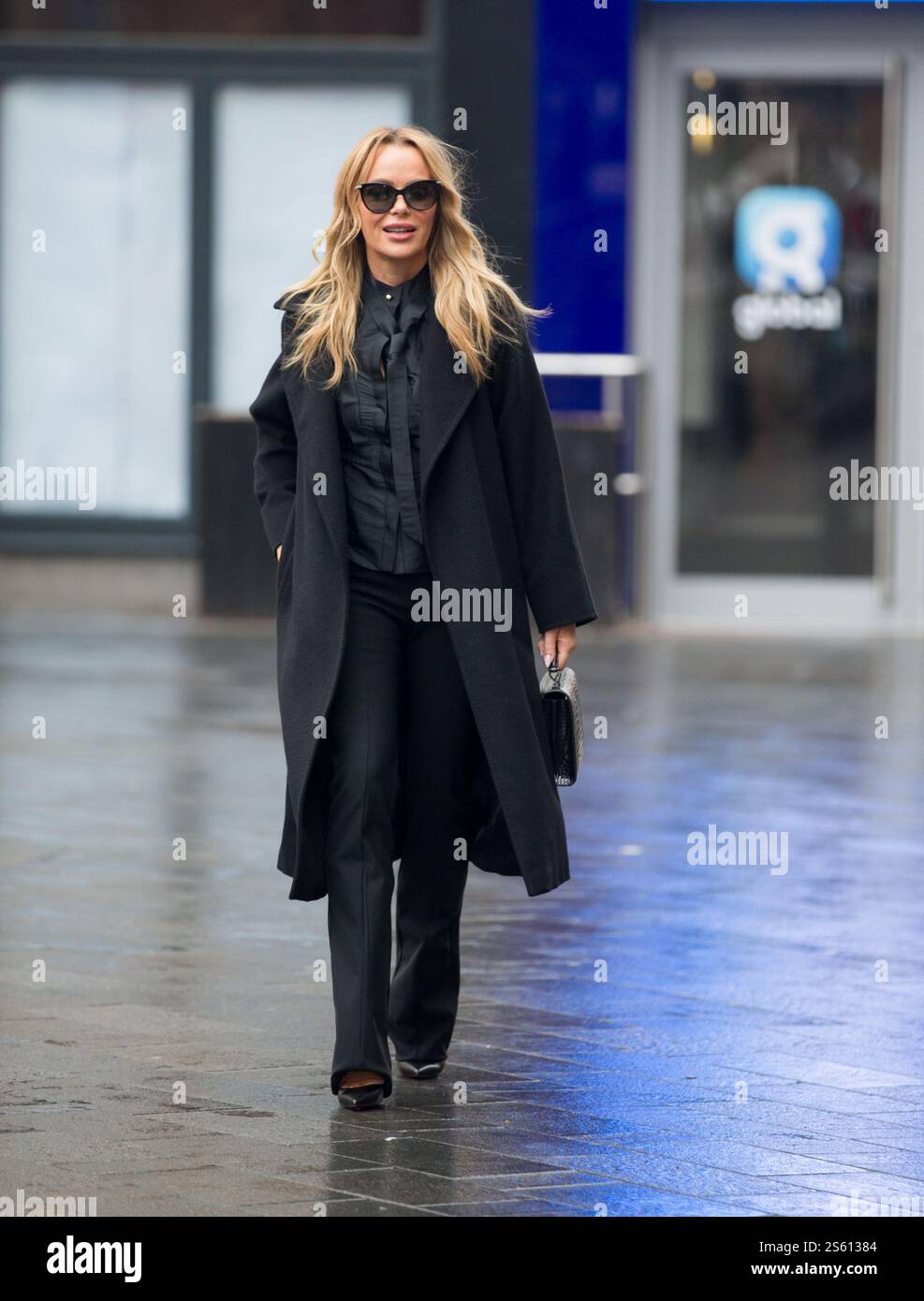 London, England, UK. 15th Jan, 2025.Amanda Holden looks gorgeous in ...