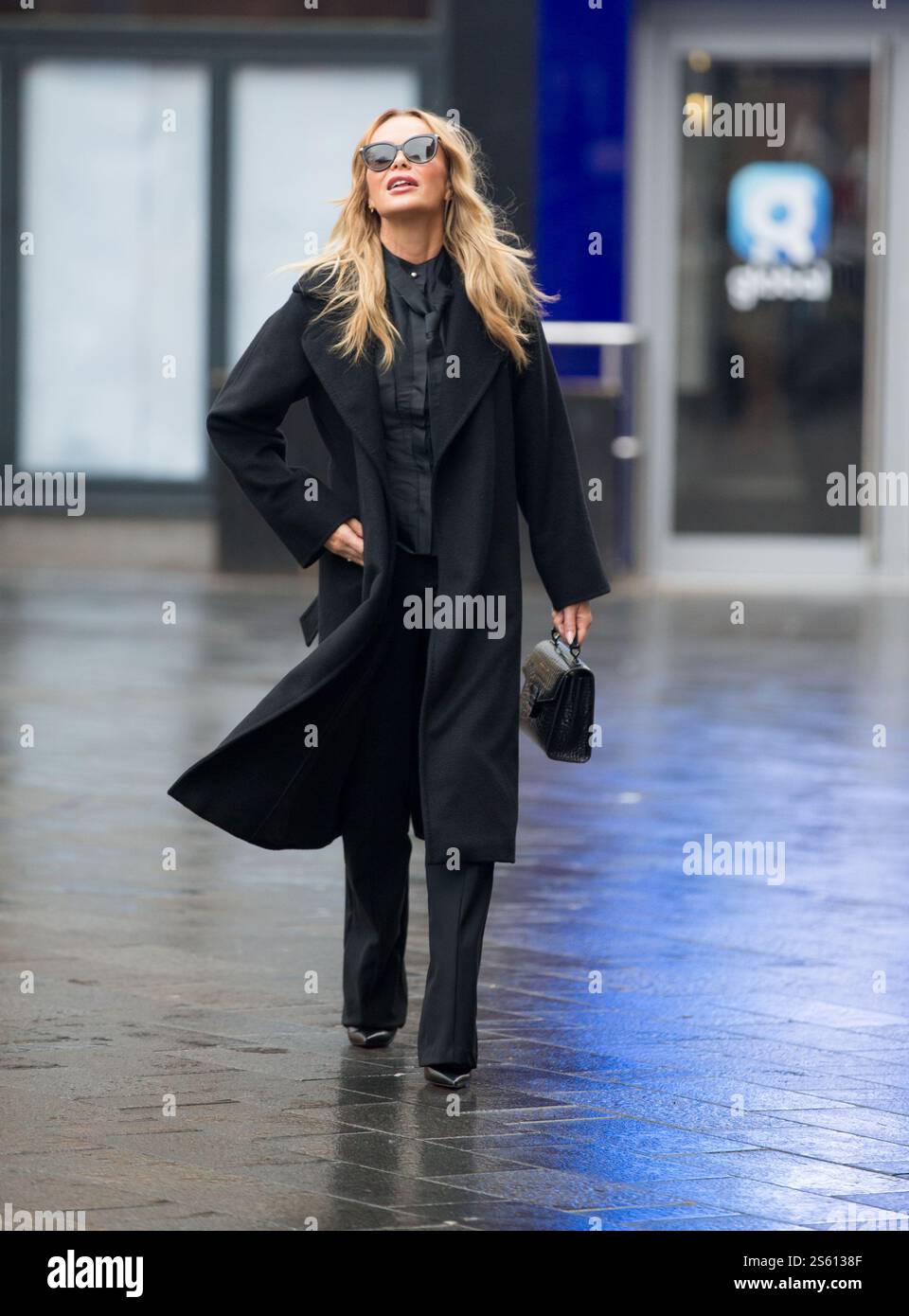 London, England, UK. 15th Jan, 2025.Amanda Holden looks gorgeous in ...