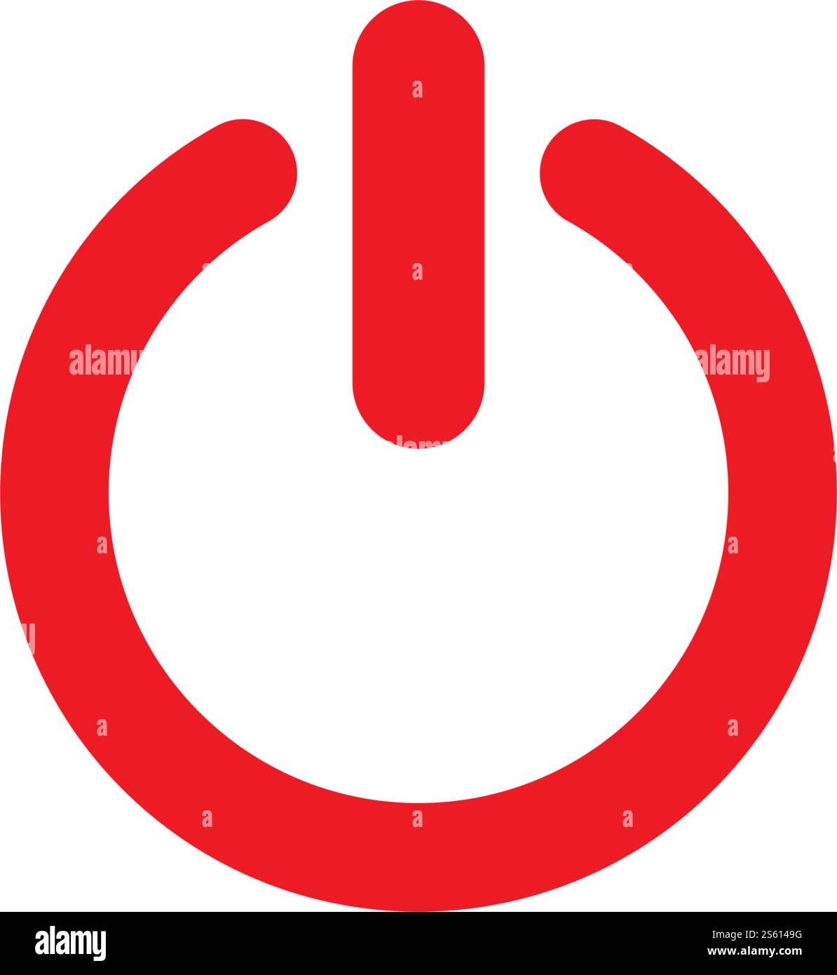 Power button icon vector illustration template Stock Vector Image & Art ...