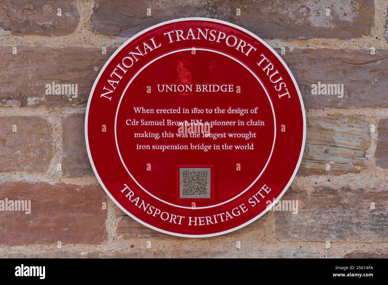 Union Chain Bridge over River Tweed, Horncliffe, Berwick-on-Tweed ...