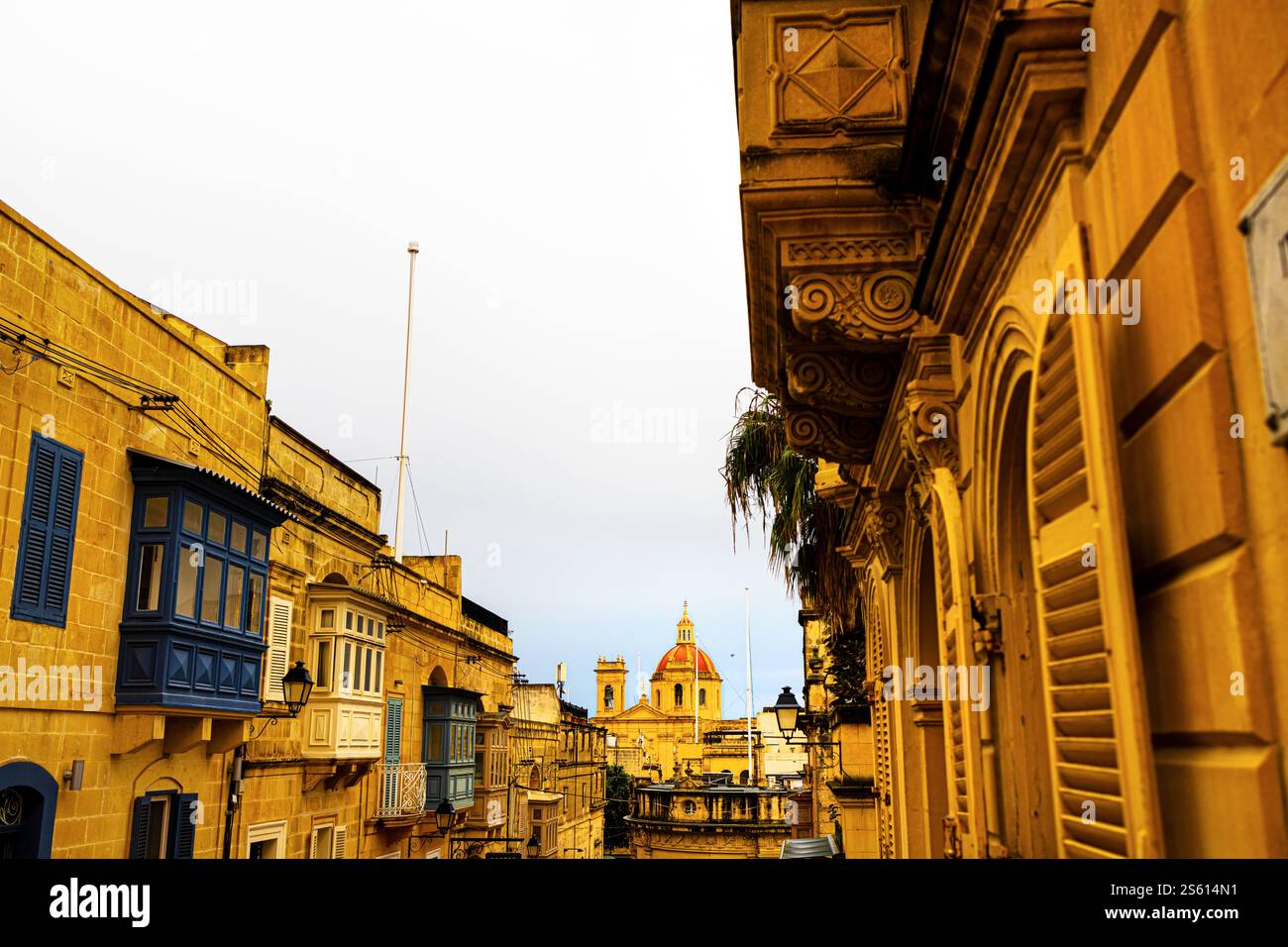 the capital of gozo victoria on gozo island Stock Photo - Alamy