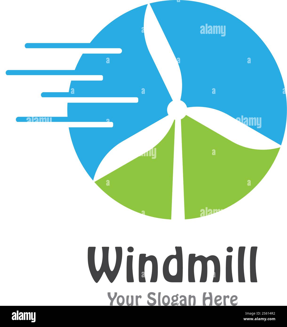 Windmill logo hi-res stock photography and images - Alamy
