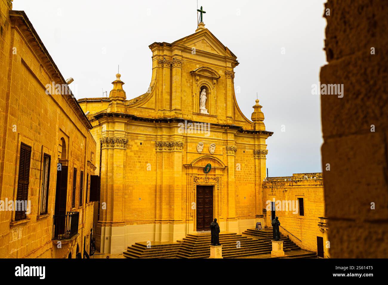 the famous citadel of victoria on gozo island Stock Photo - Alamy