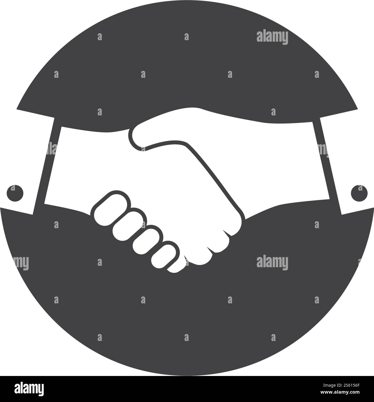 Meeting hand shake Black and White Stock Photos & Images - Alamy