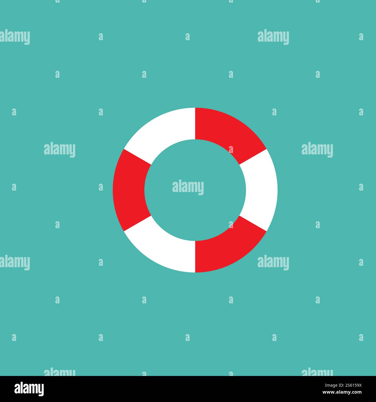Lifebuoy logo icon vector ilustration template Stock Vector Image & Art ...