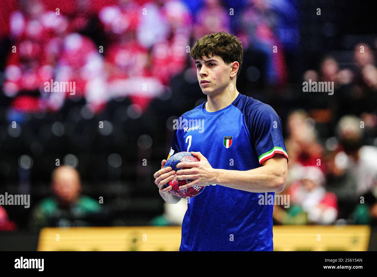 Leo Prantner (Italien, #02) DEN, Italien vs. Tunesien, Handball, IHF ...