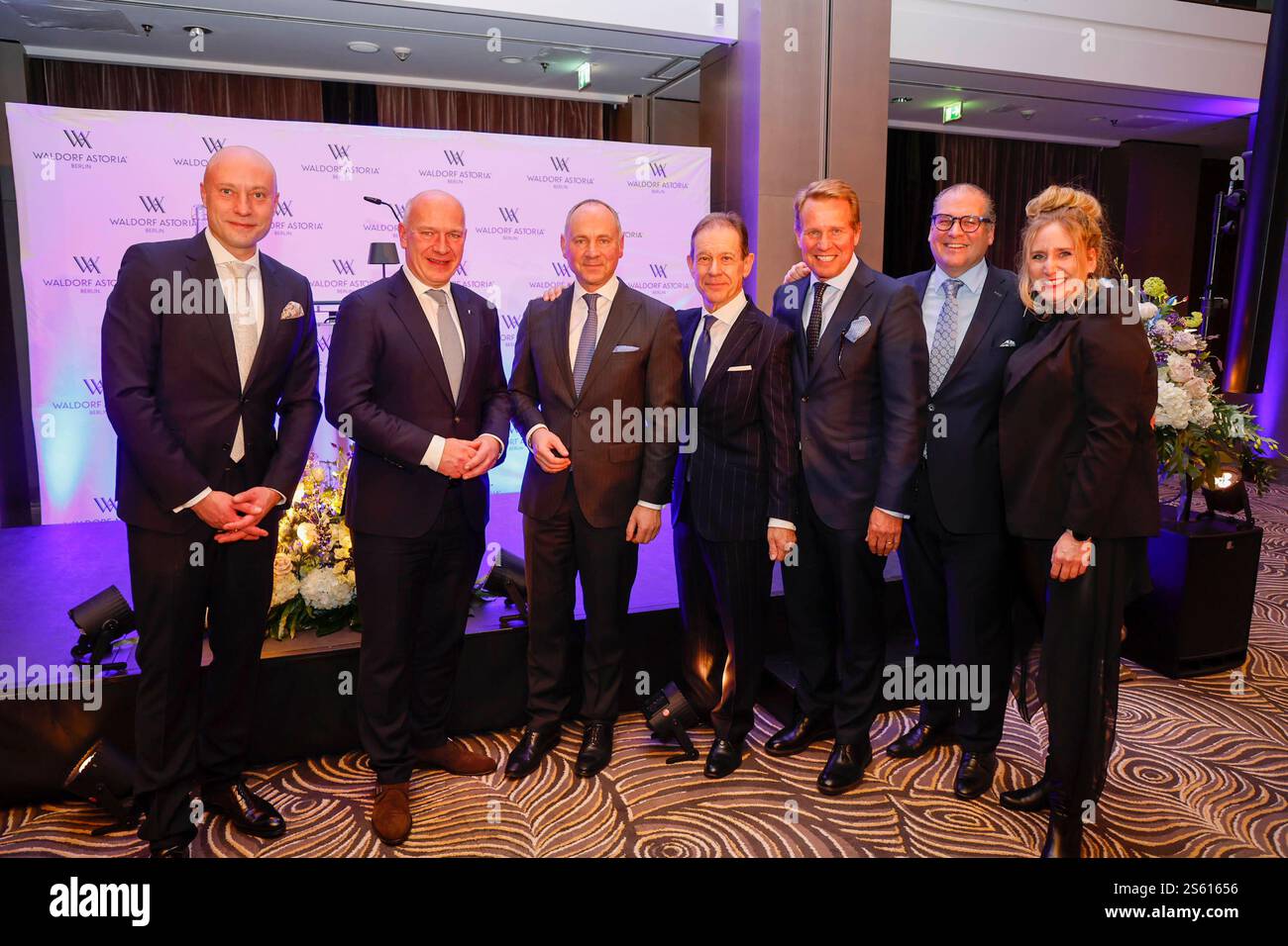 Christian Schwenke GM Waldorf Astoria, der Regierende Kai Wegner ...
