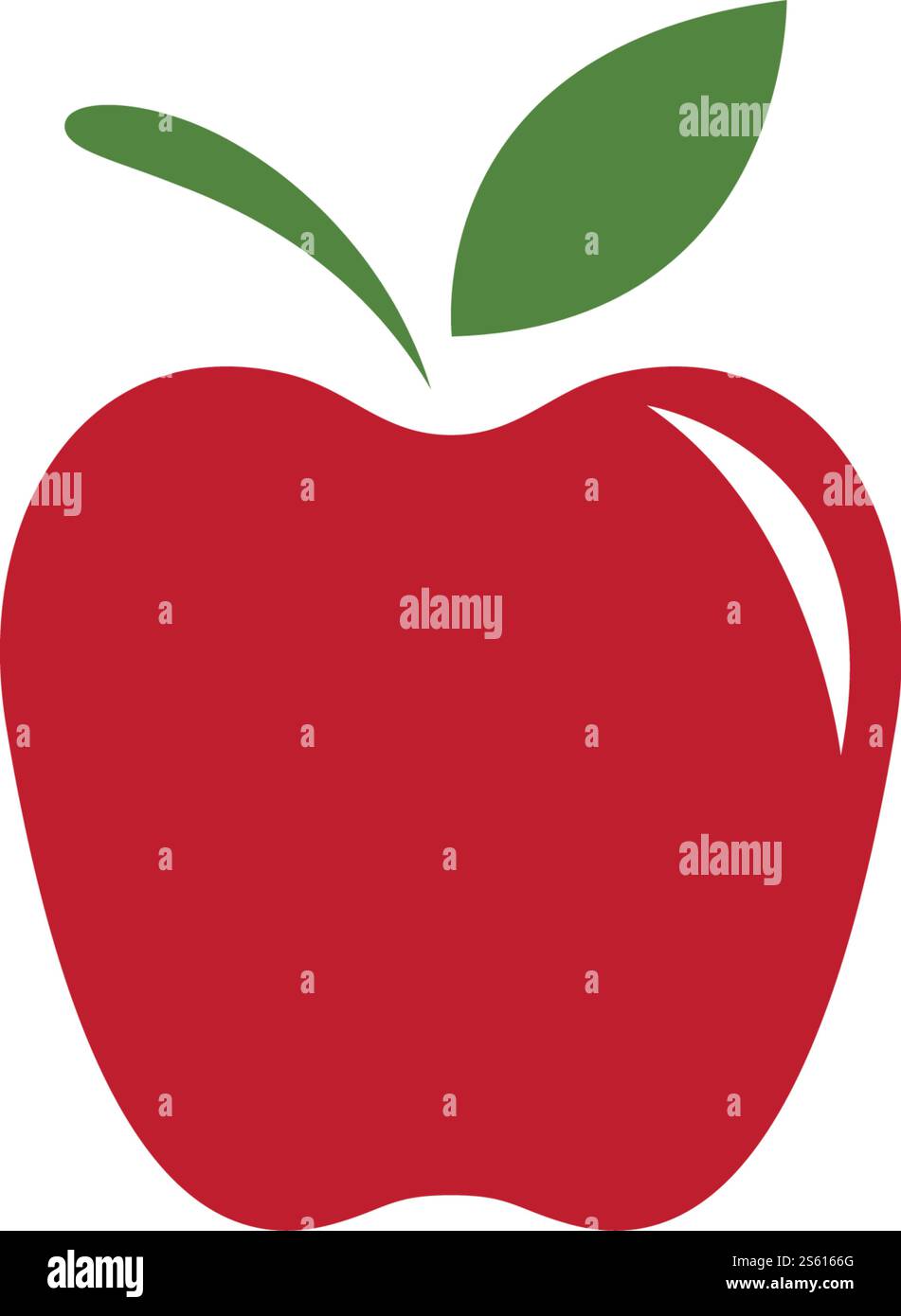 Healthy Red Apple logo vector illustration Stock Vector Image & Art - Alamy