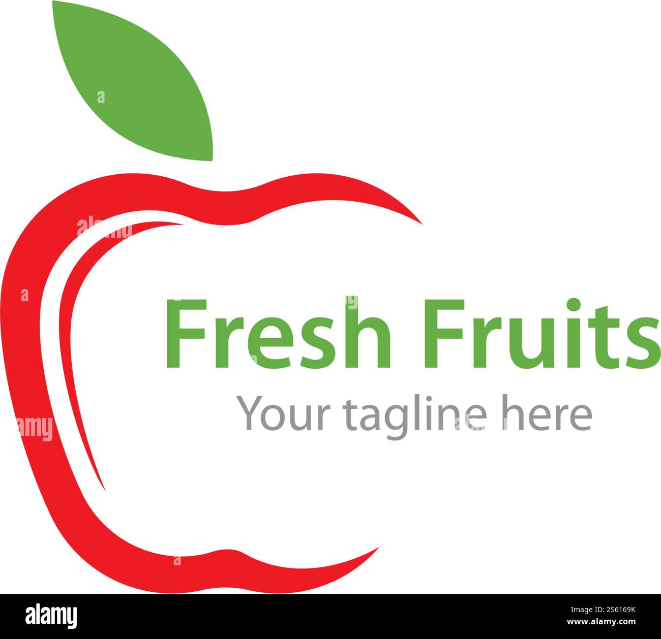 Fresh Apple logo vector illustration Stock Vector Image & Art - Alamy