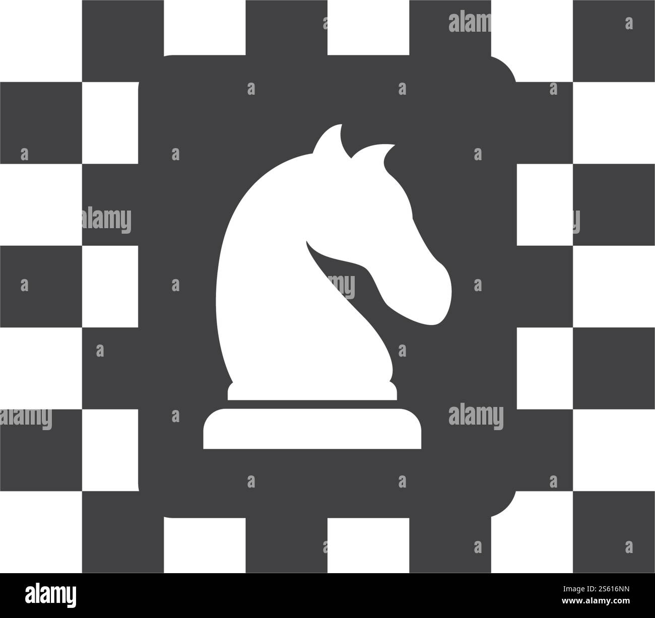 Chess logo icon ilustration vector template Stock Vector Image & Art ...