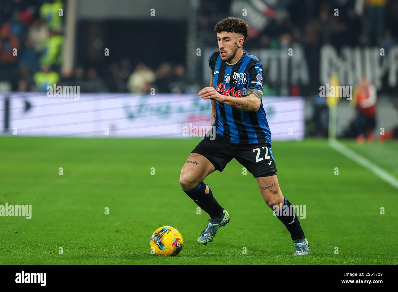 Bergamo, Italy. 14th Jan, 2025. Matteo Ruggeri of Atalanta BC seen in ...