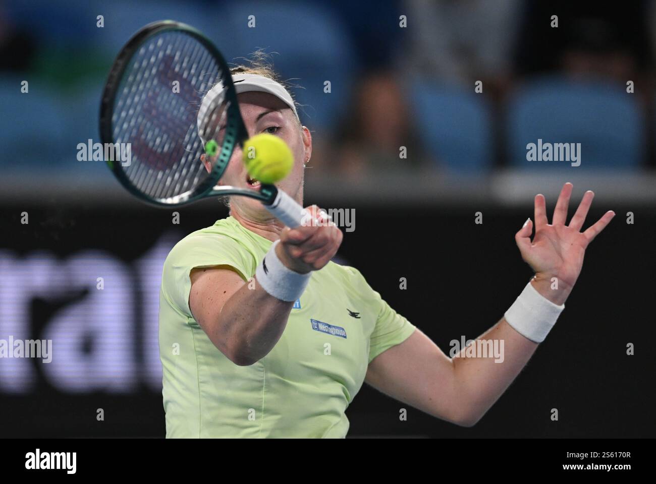 Melbourne, Australia. 15th Jan, 2025. Talia Gibson of Australia in ...