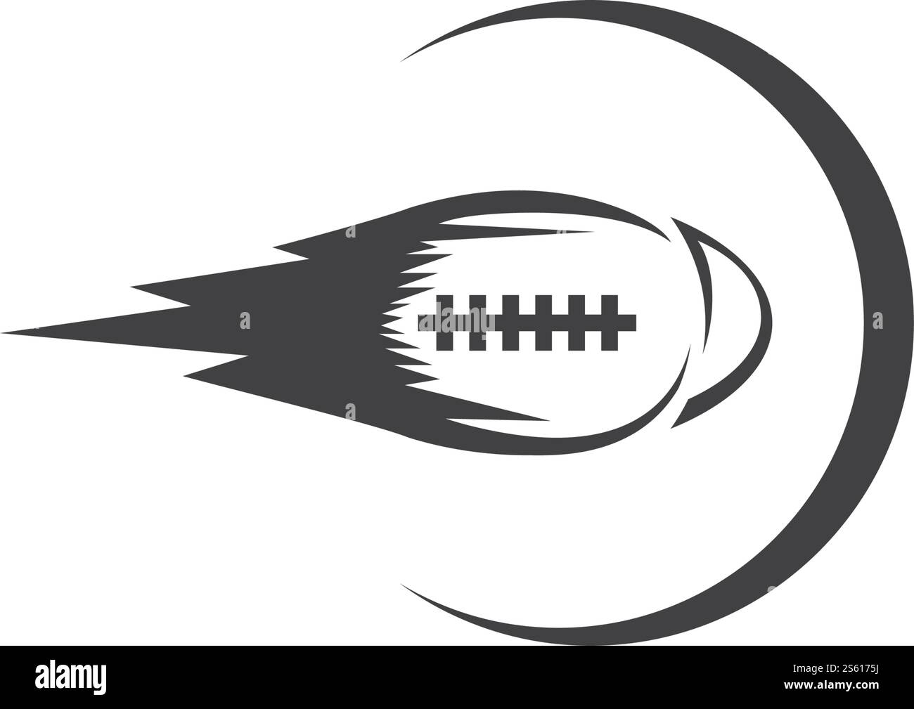 Rugby ball logo icon vector template Stock Vector Image & Art - Alamy