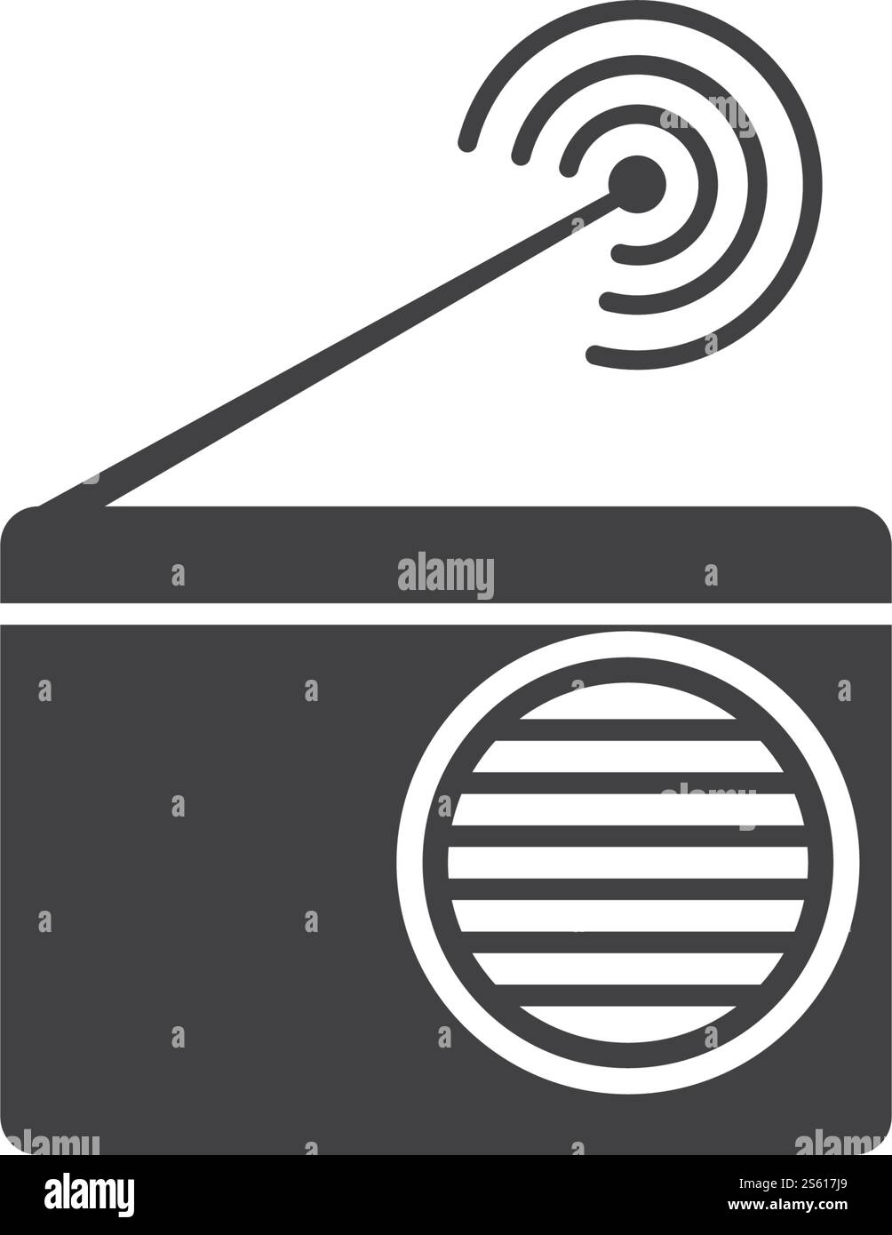 Radio Broadcasting logo vector design Stock Vector Image & Art - Alamy