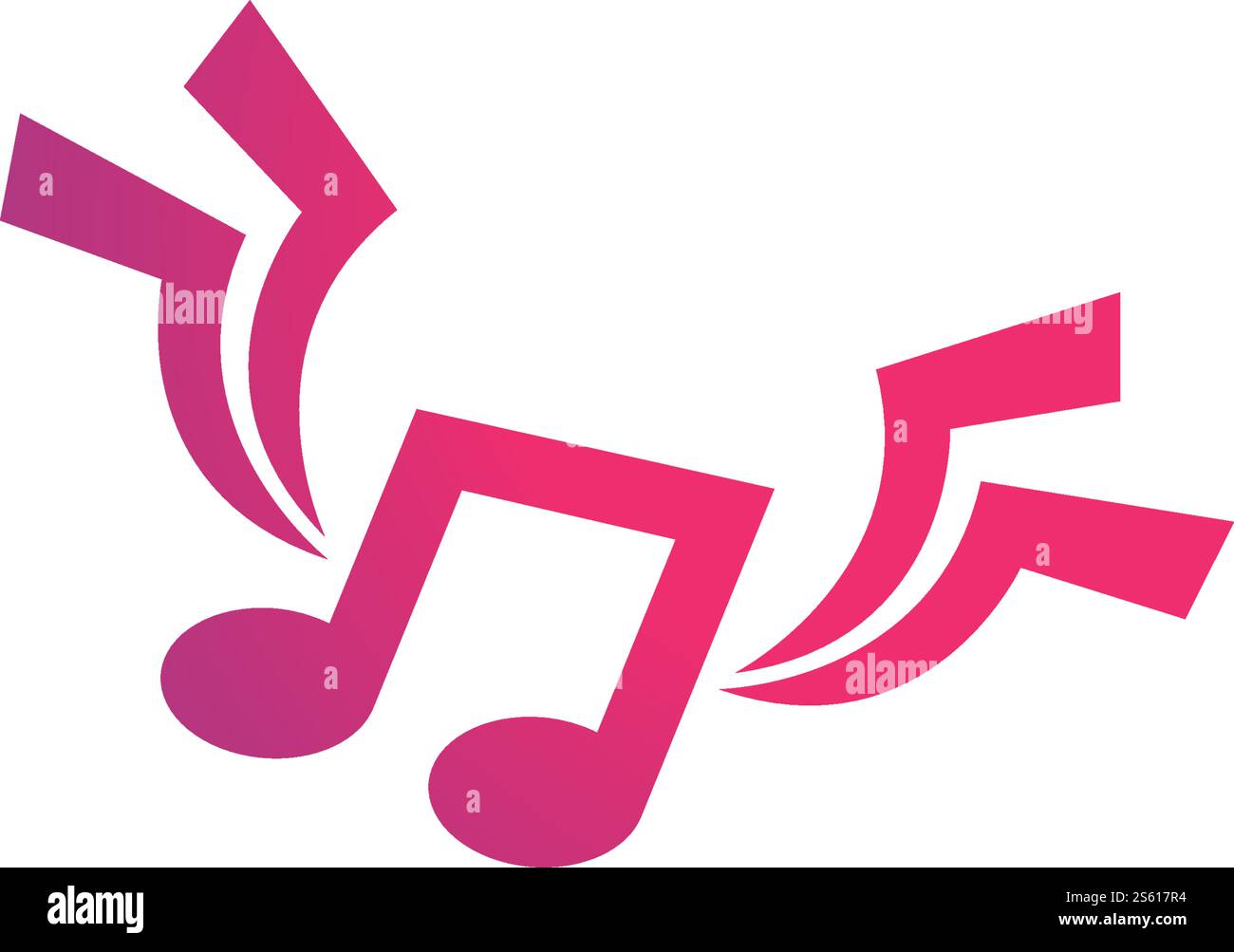 Music note logo icon Vector template Stock Vector Image & Art - Alamy