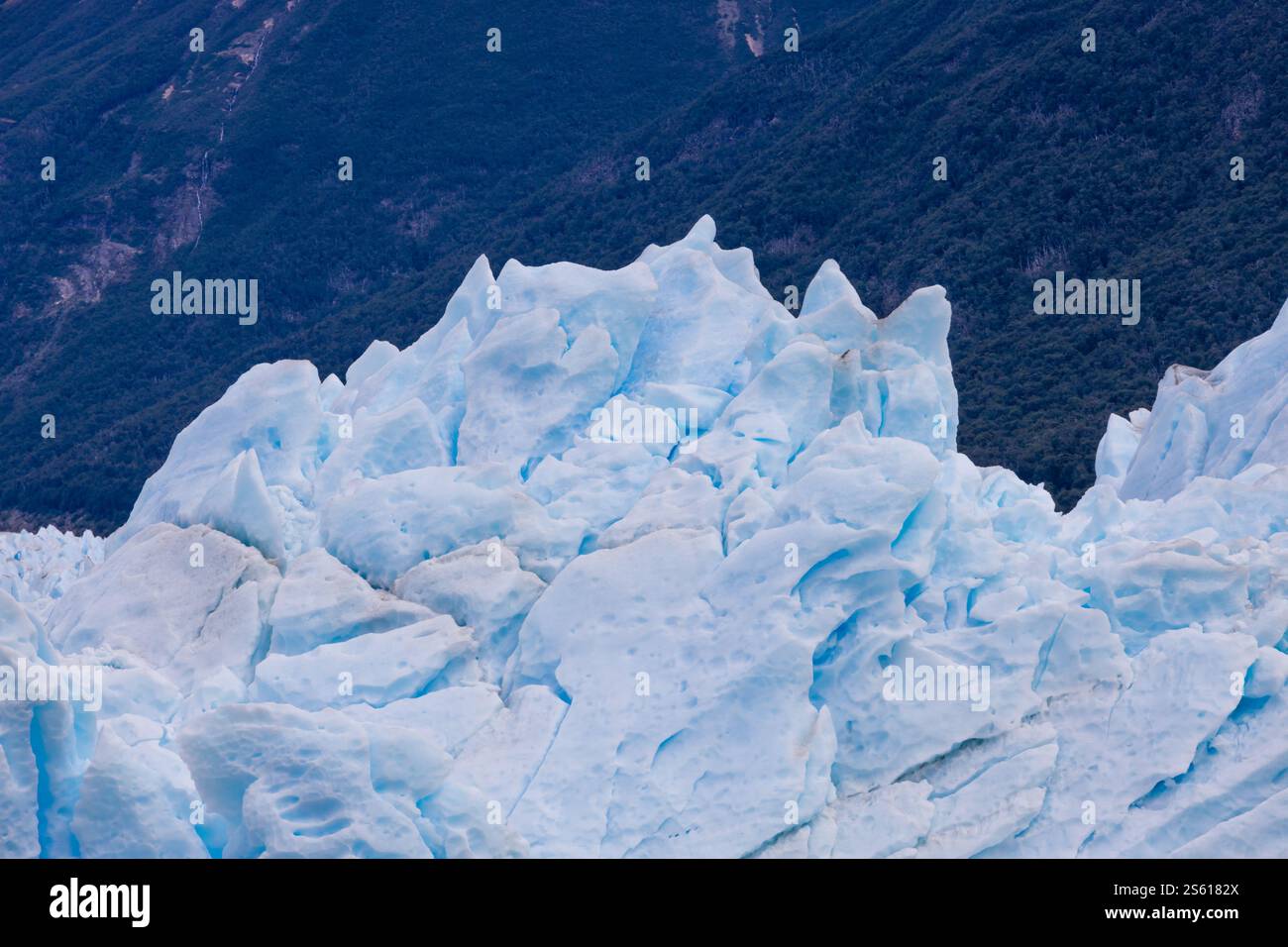 Perito Moreno glacier in Patagonia, Argentina. Blue ice glacier with ...