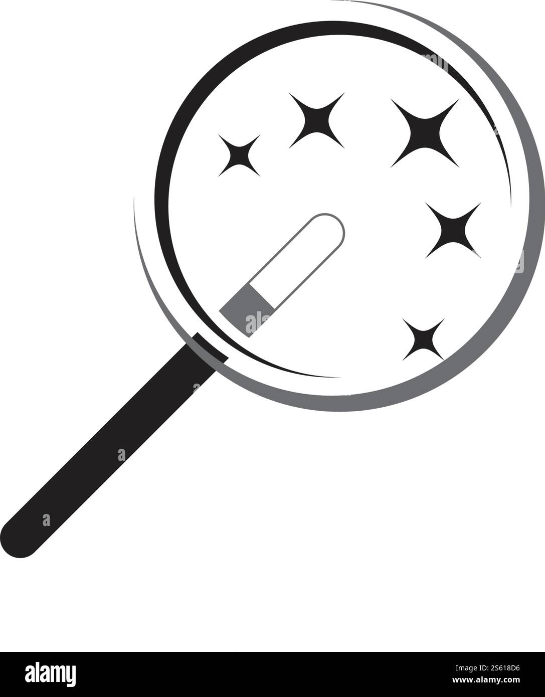 magic stick logo vector template Stock Vector Image & Art - Alamy