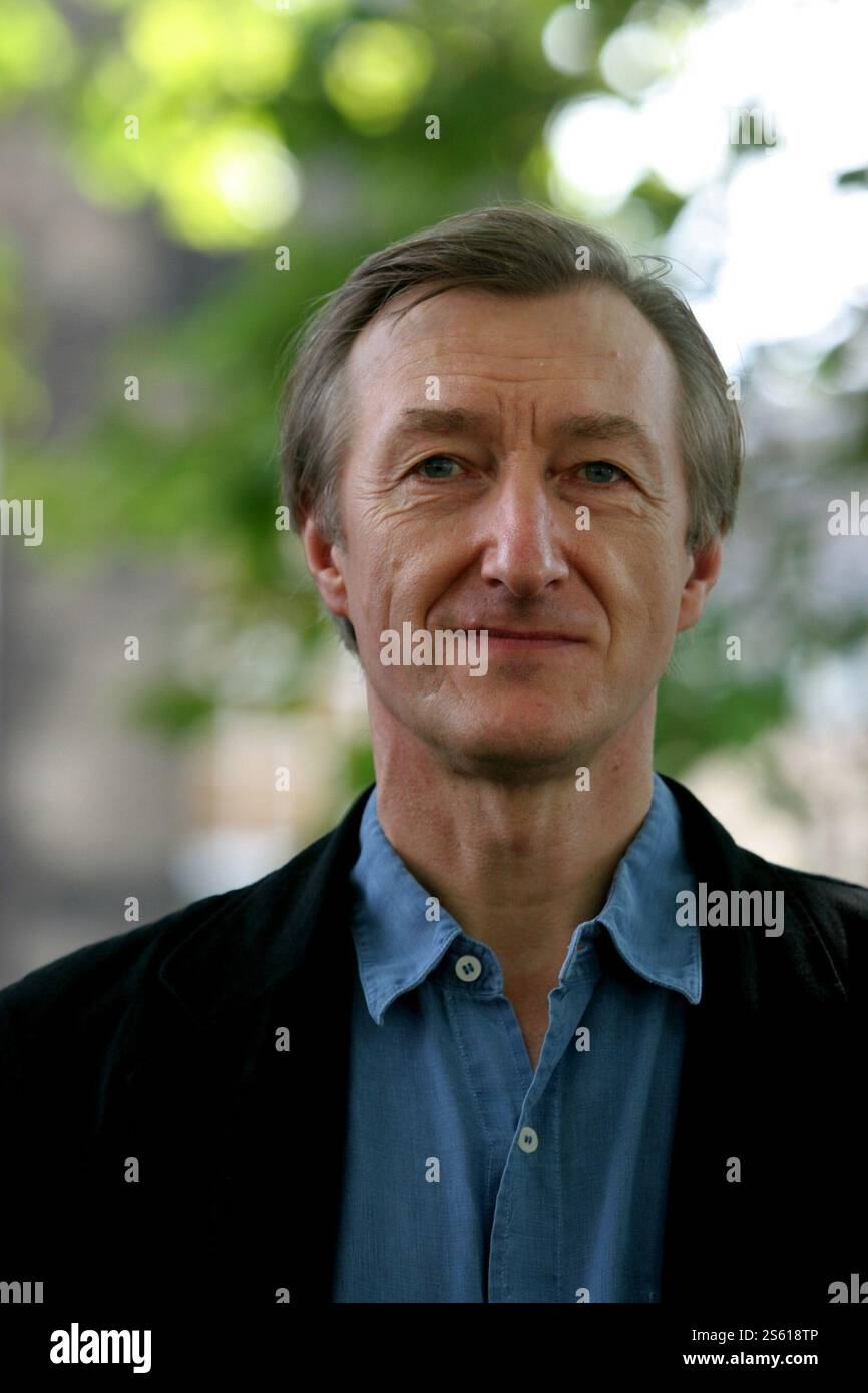 Acclaimed British writer Julian Barnes is pictured at the Edinburgh ...